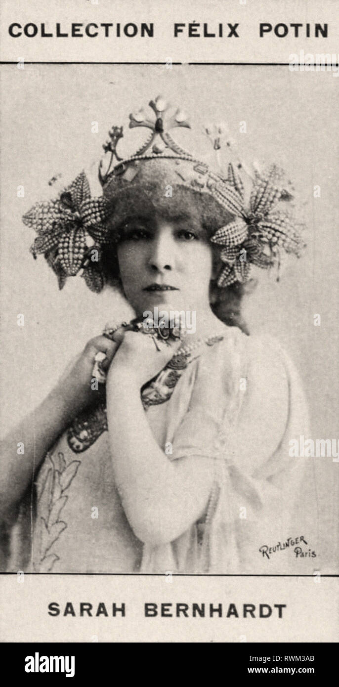 Photographic portrait of Bernhardt, Sarah - From First COLLECTION FÉLIX ...