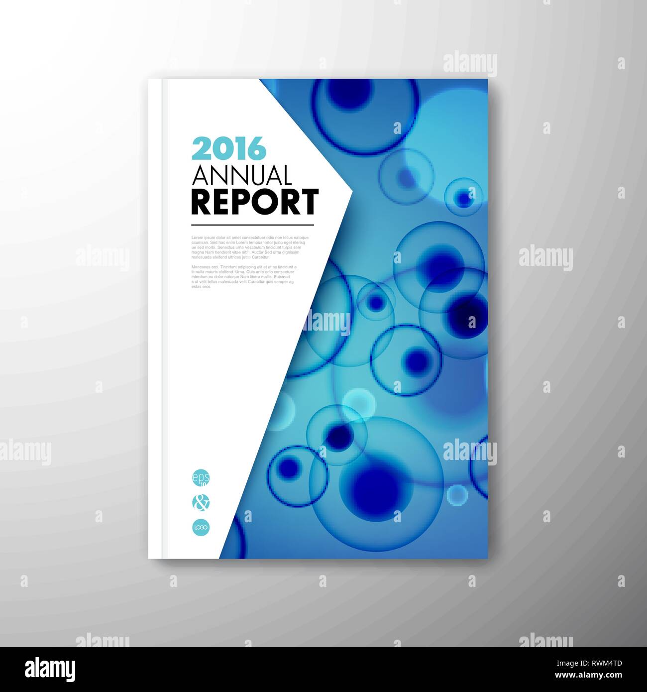 Modern Vector abstract brochure / book / flyer design template with ...
