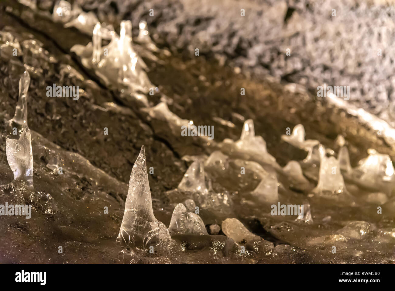 Wind Cave & Ice Cave in Fugaku Japan. The Fuji Fugaku Wind Cave is ...