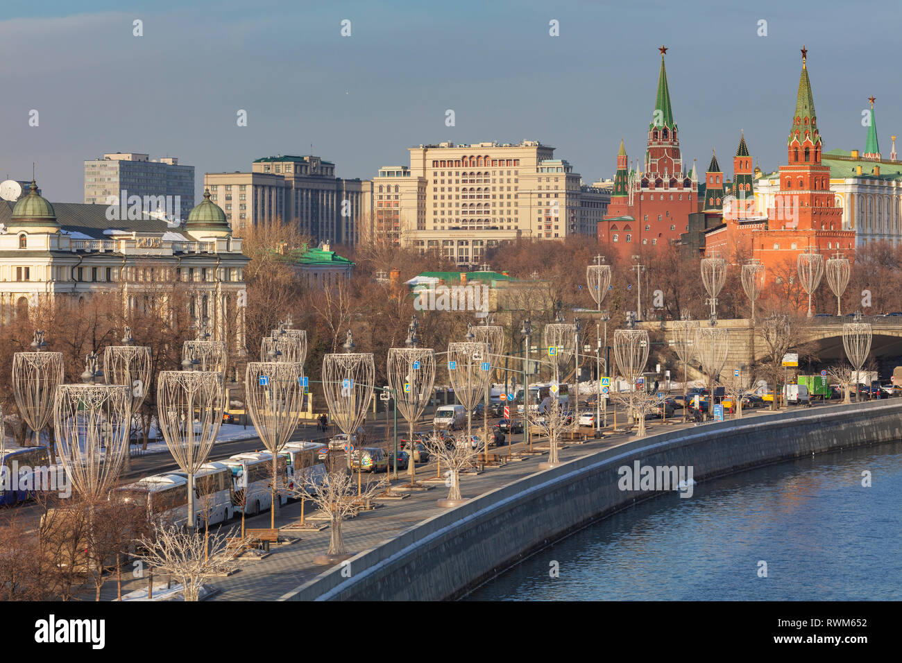 Moskva river aerial hi-res stock photography and images - Alamy
