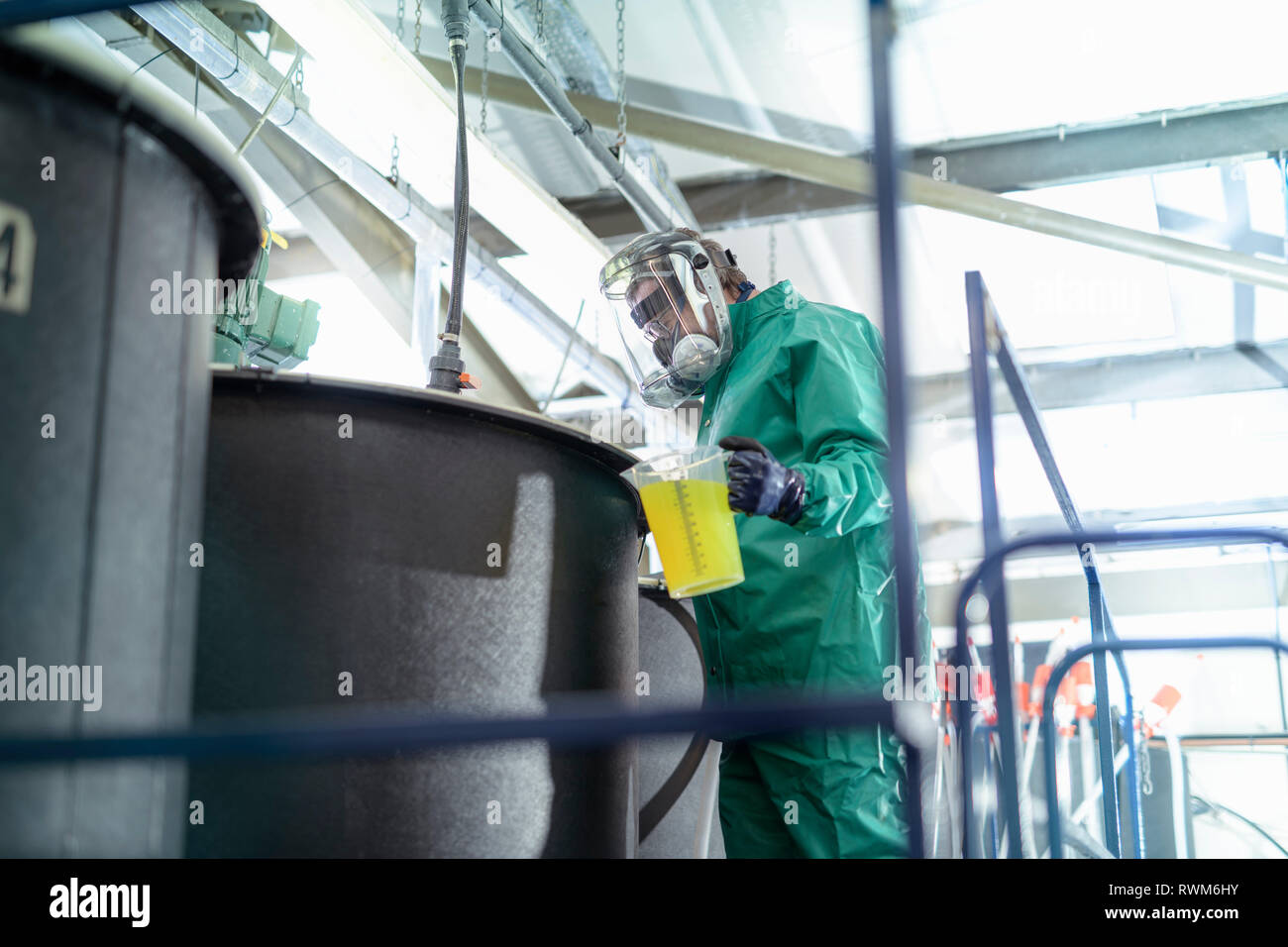 Chemical protective glove hi-res stock photography and images - Alamy