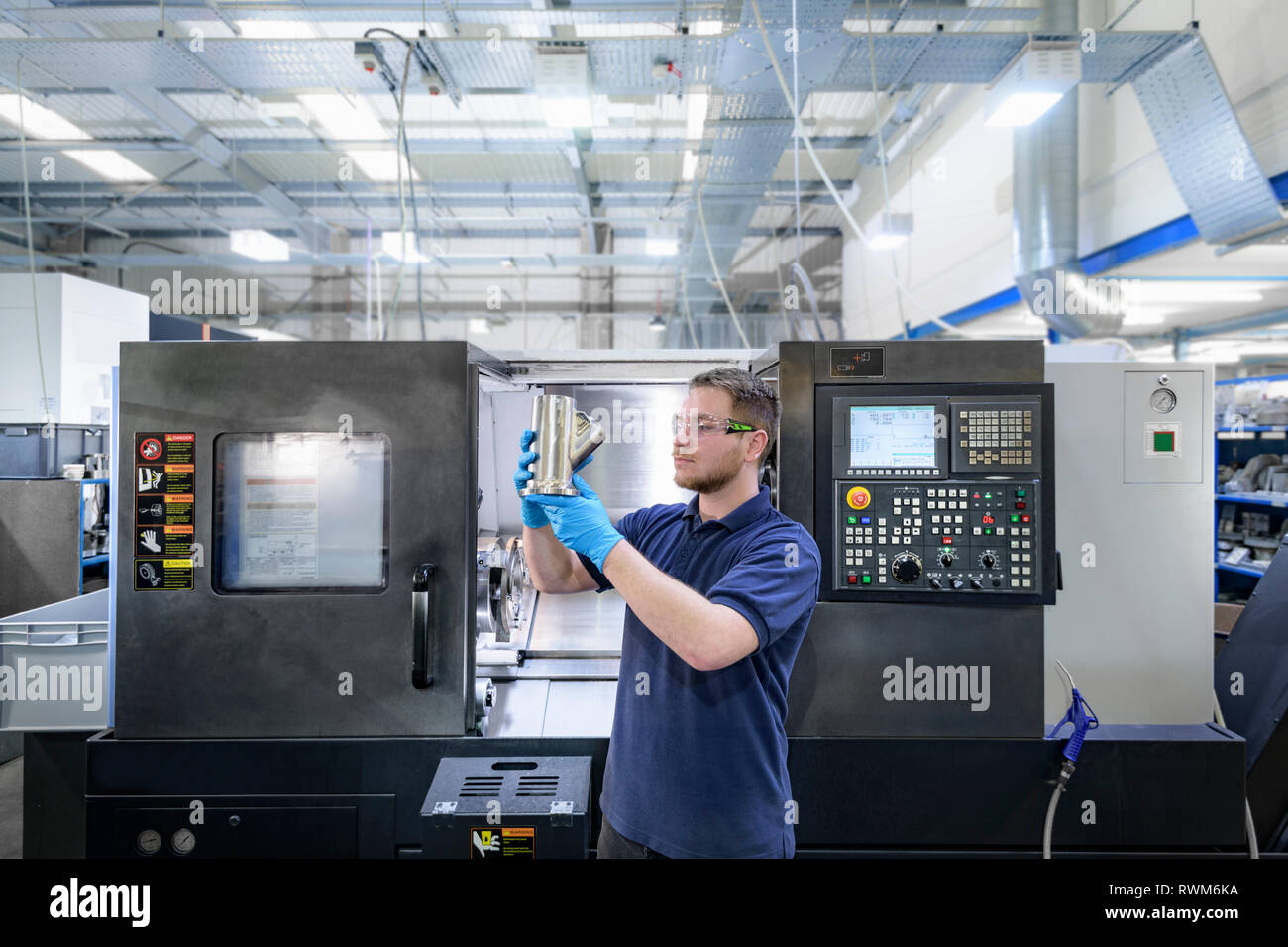 Inspecting the control panel hi-res stock photography and images - Alamy