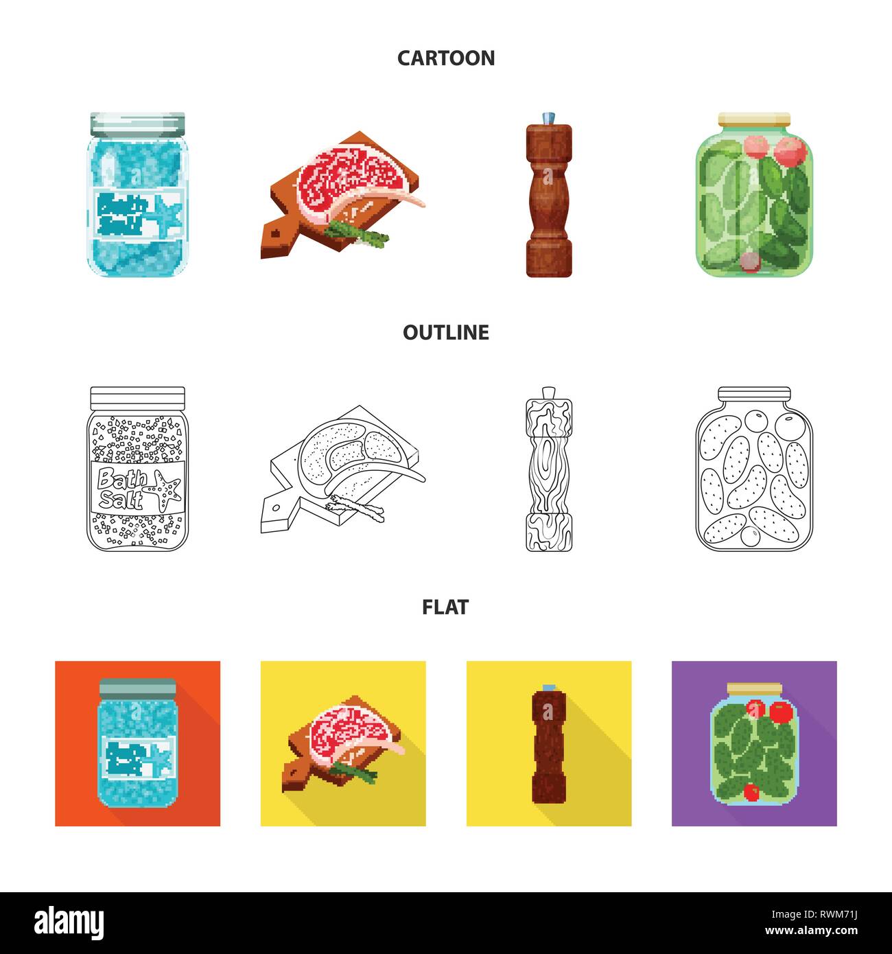 bottle,meat,saltcellar,bank,salty,board,seasoning,cucumbers,bath,spa ...