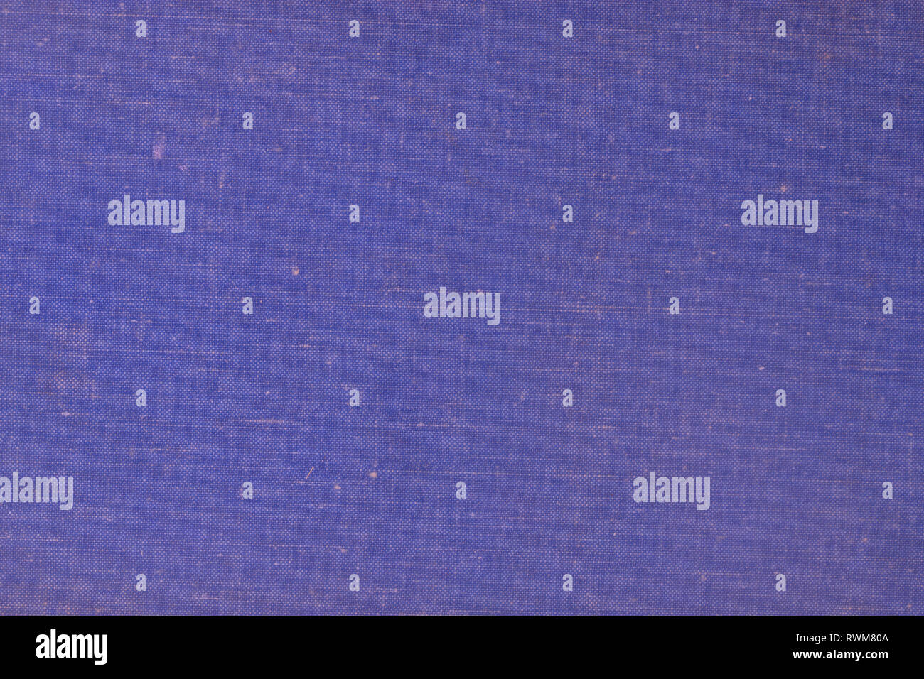 A vintage cloth book cover with a blue screen pattern and grunge ...