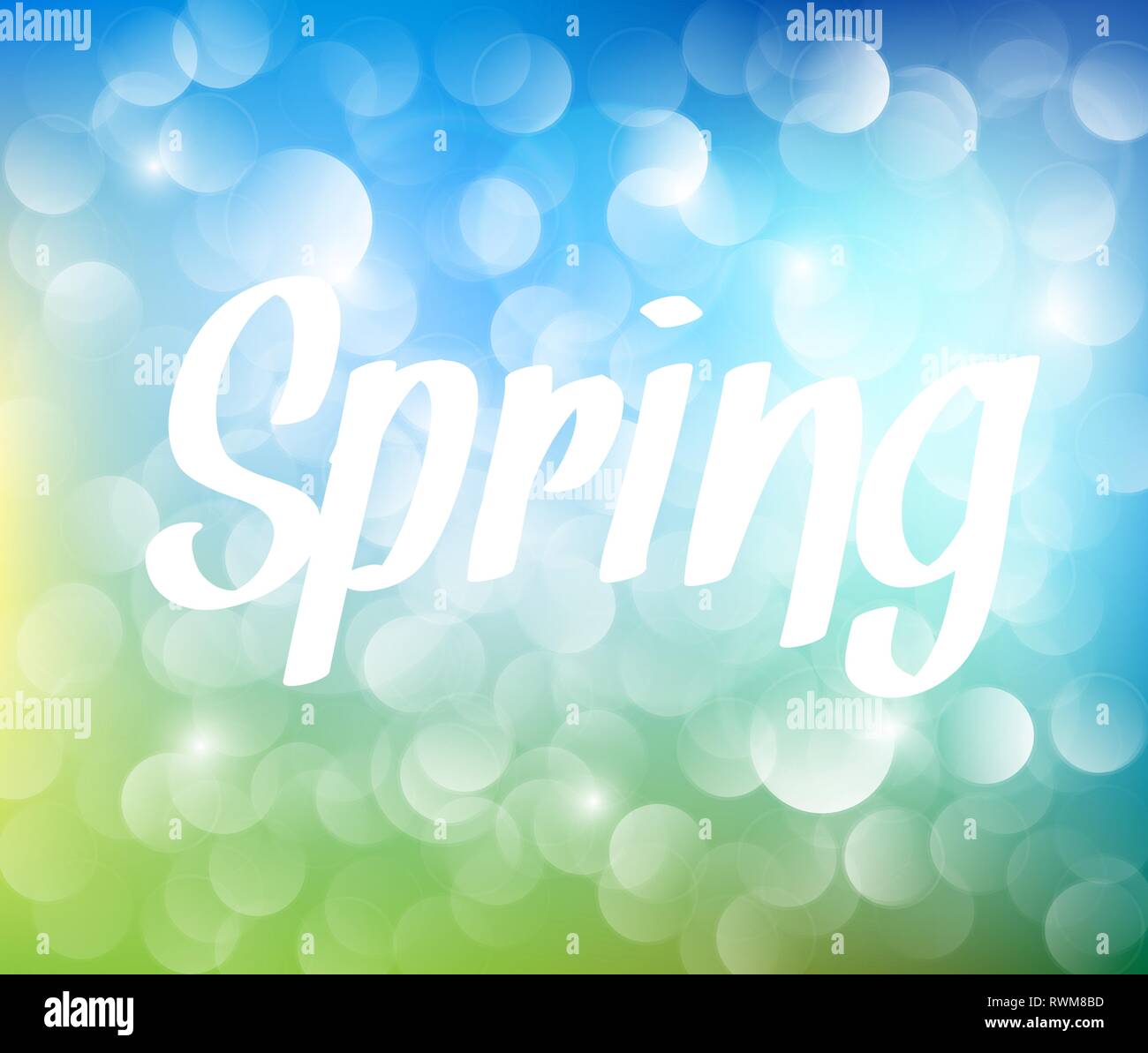 Vector Spring abstract background with place for your text Stock Vector ...
