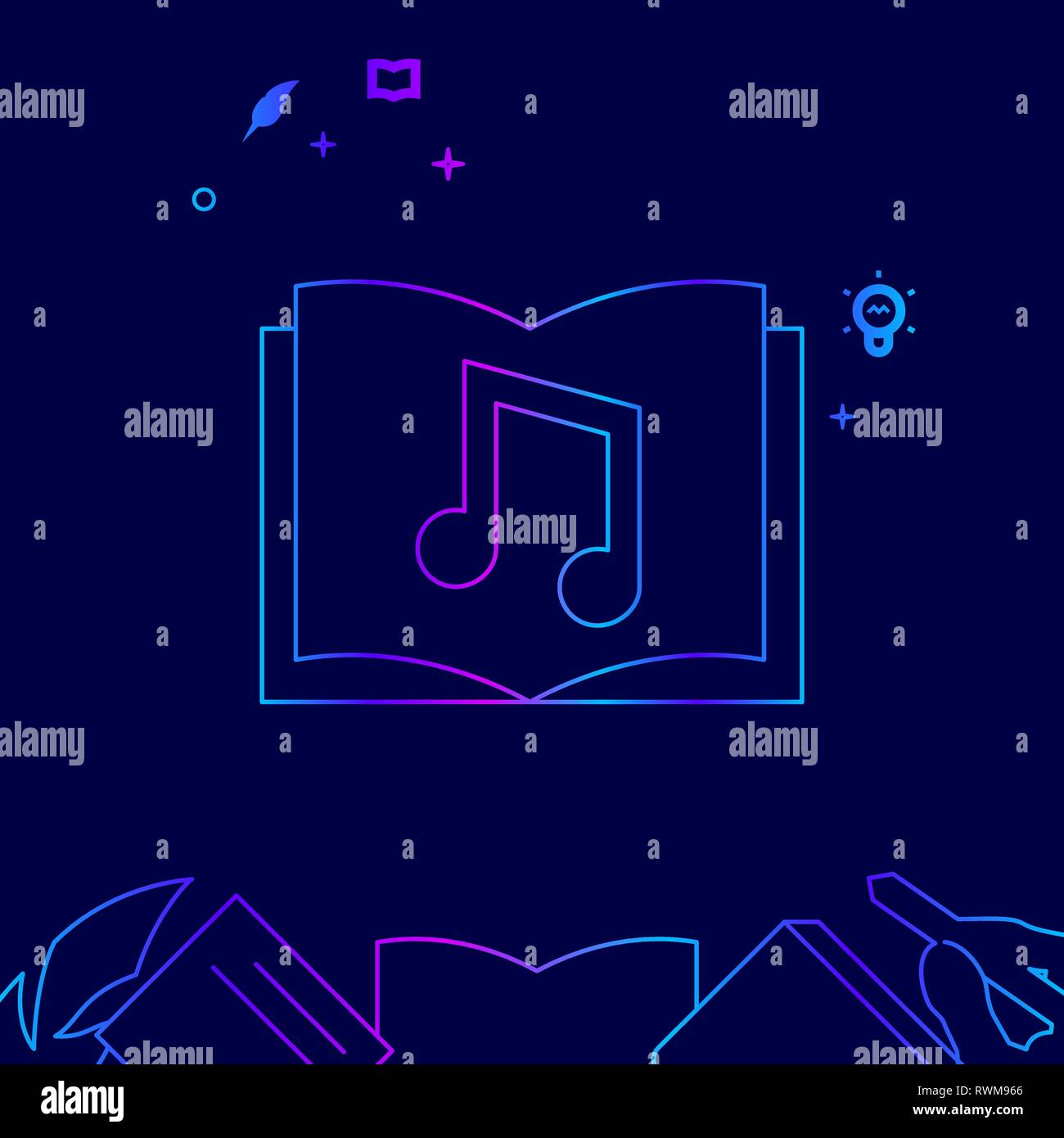 Narrator book Stock Vector Images - Alamy