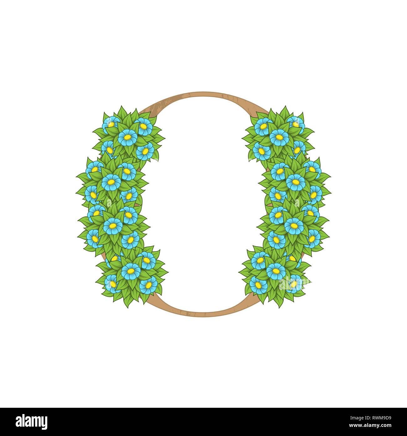 Letter o flowers hi-res stock photography and images - Alamy