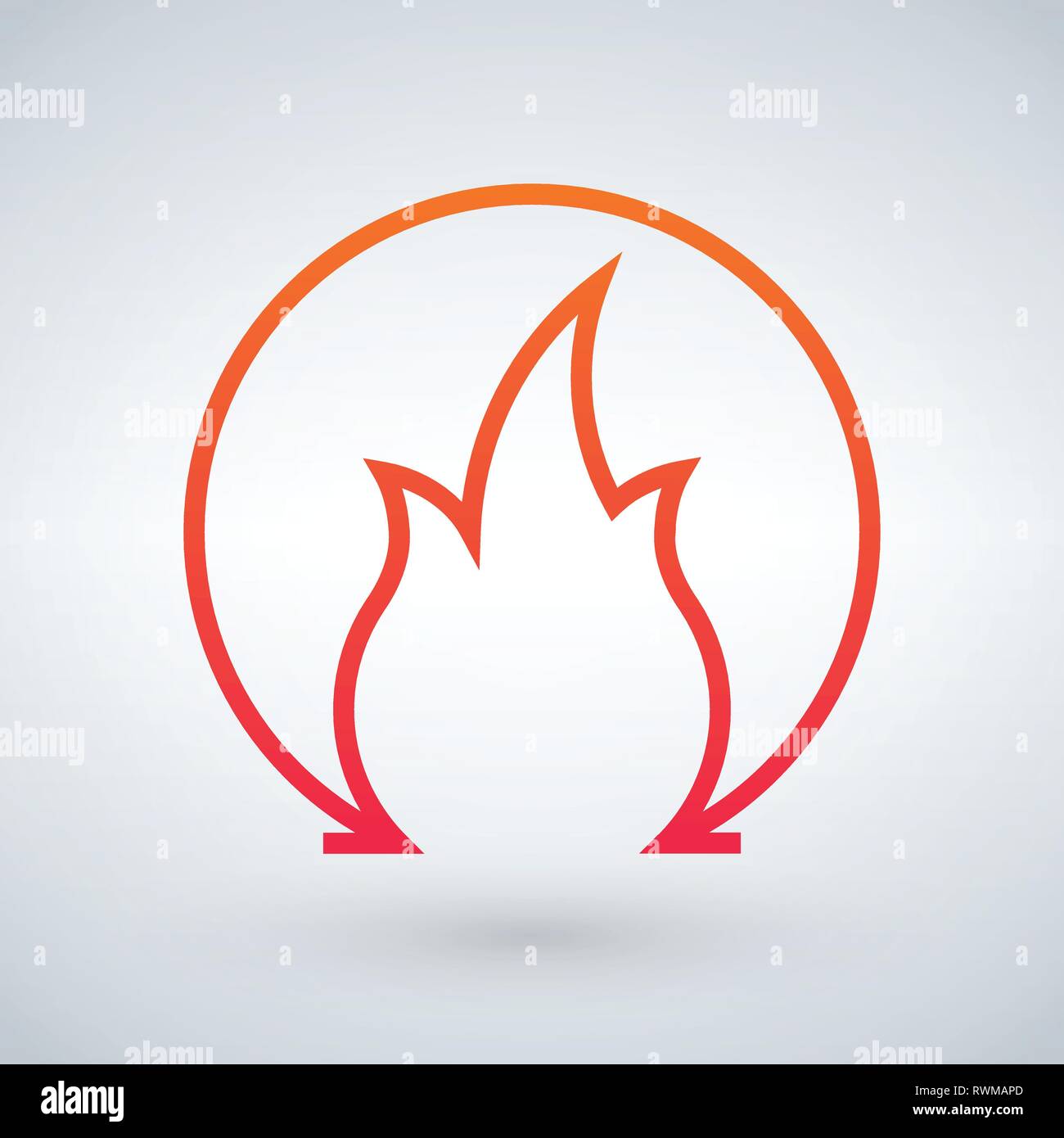Logo feuer hi-res stock photography and images - Alamy