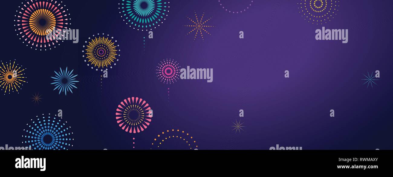 Fireworks, firecracker at night, celebration background, winner ...