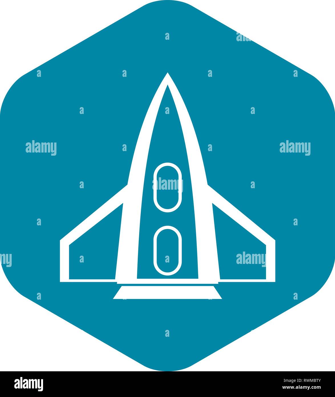 Rocket icon, simple style Stock Vector Image & Art - Alamy