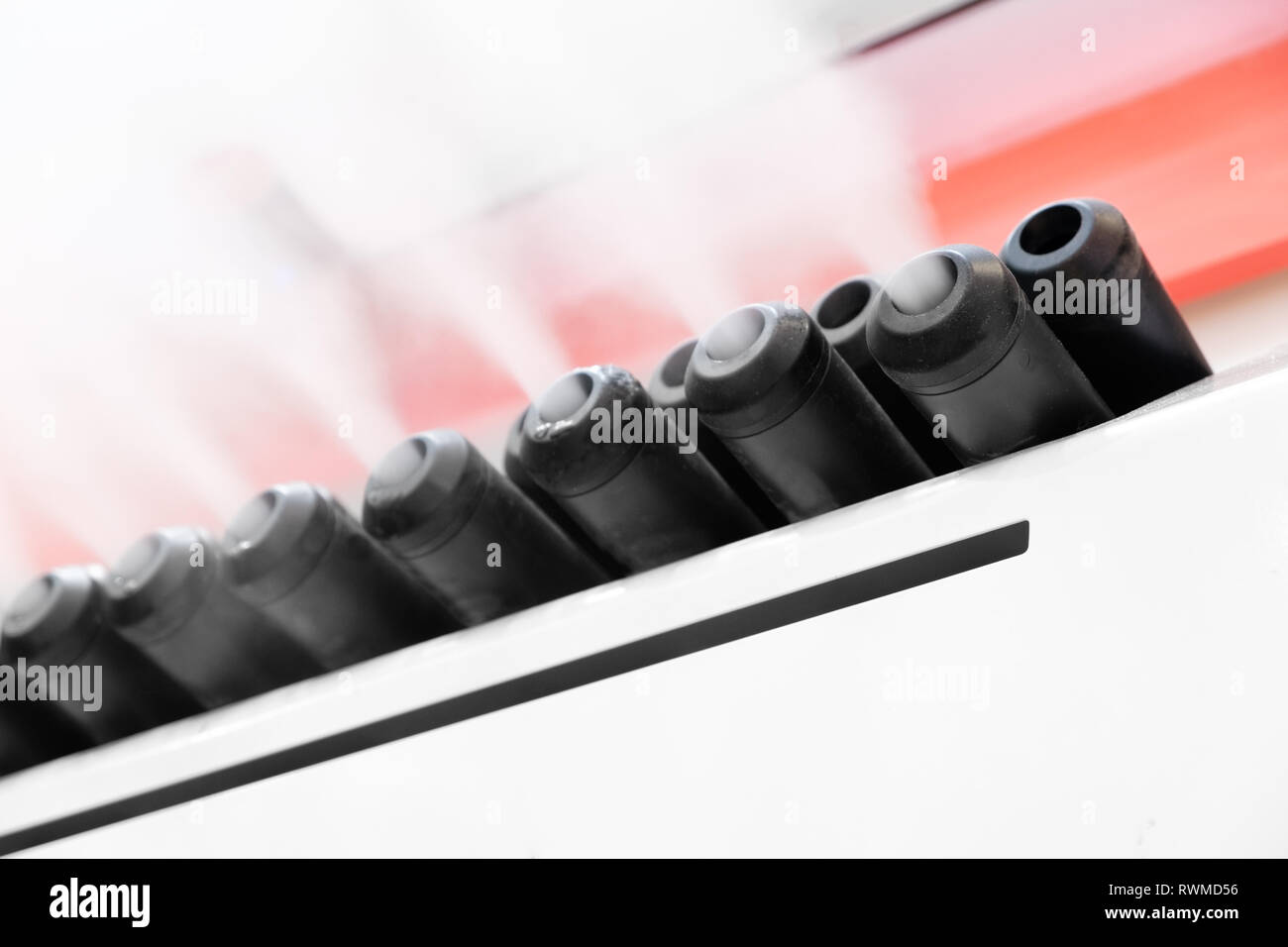 Vapor from large industrial humidifier Stock Photo - Alamy