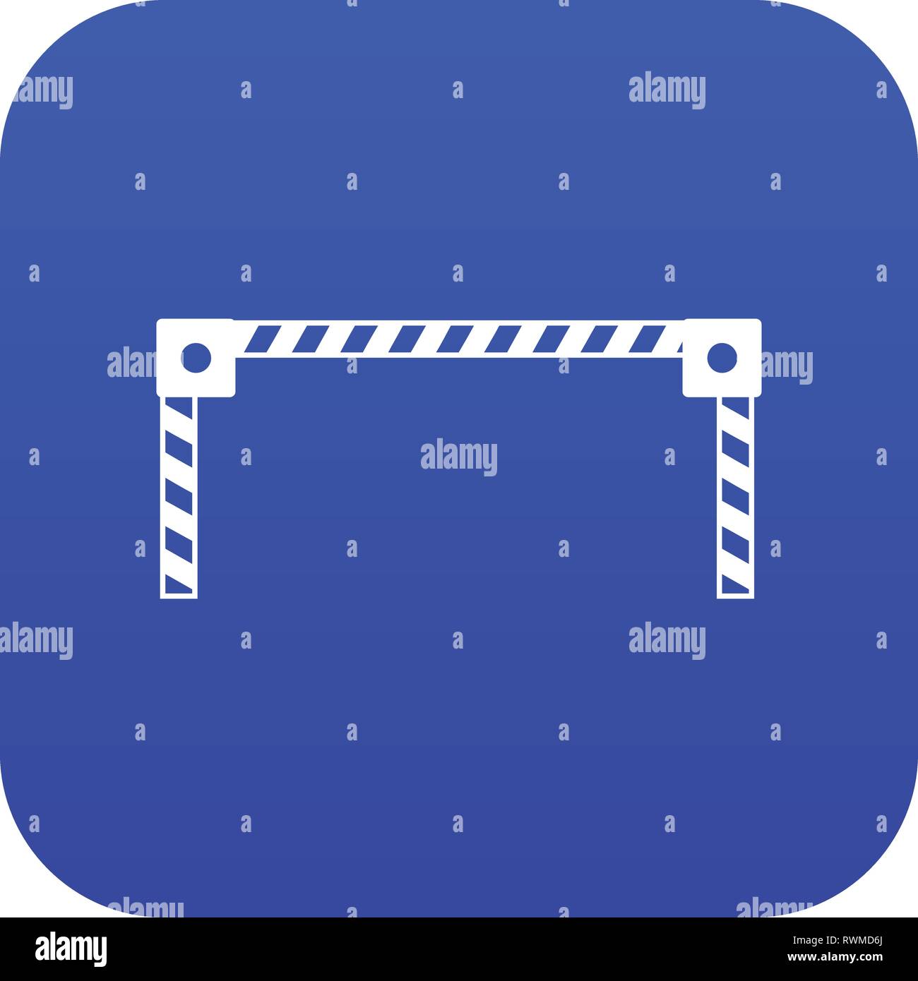 Barrier icon digital blue Stock Vector Image & Art - Alamy