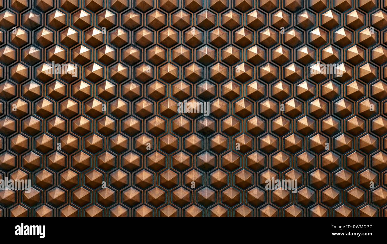 Copper background, 3D rendering Stock Photo - Alamy