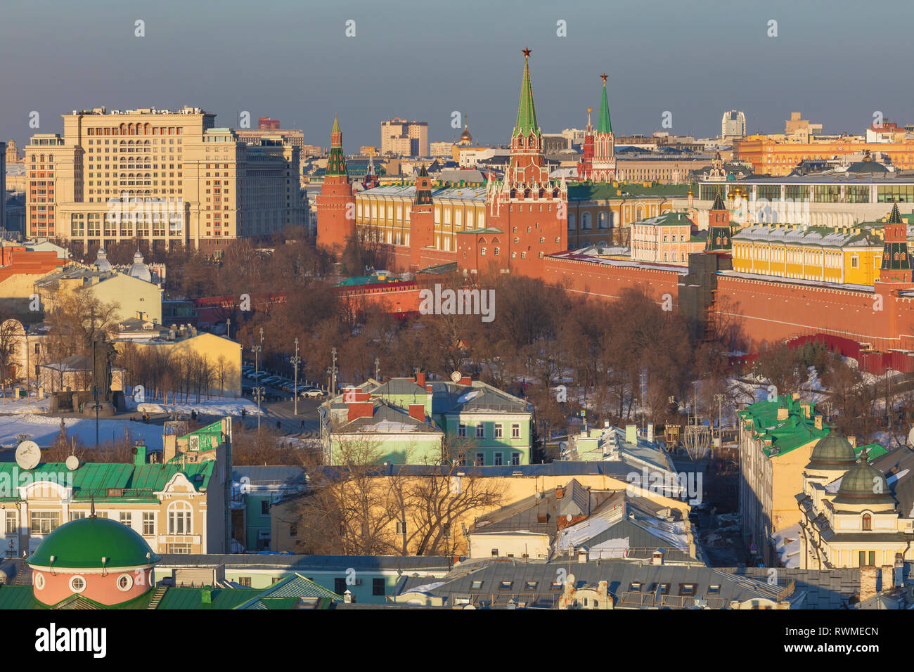 Cityscape, Kremlin, Moscow, Russia Stock Photo - Alamy