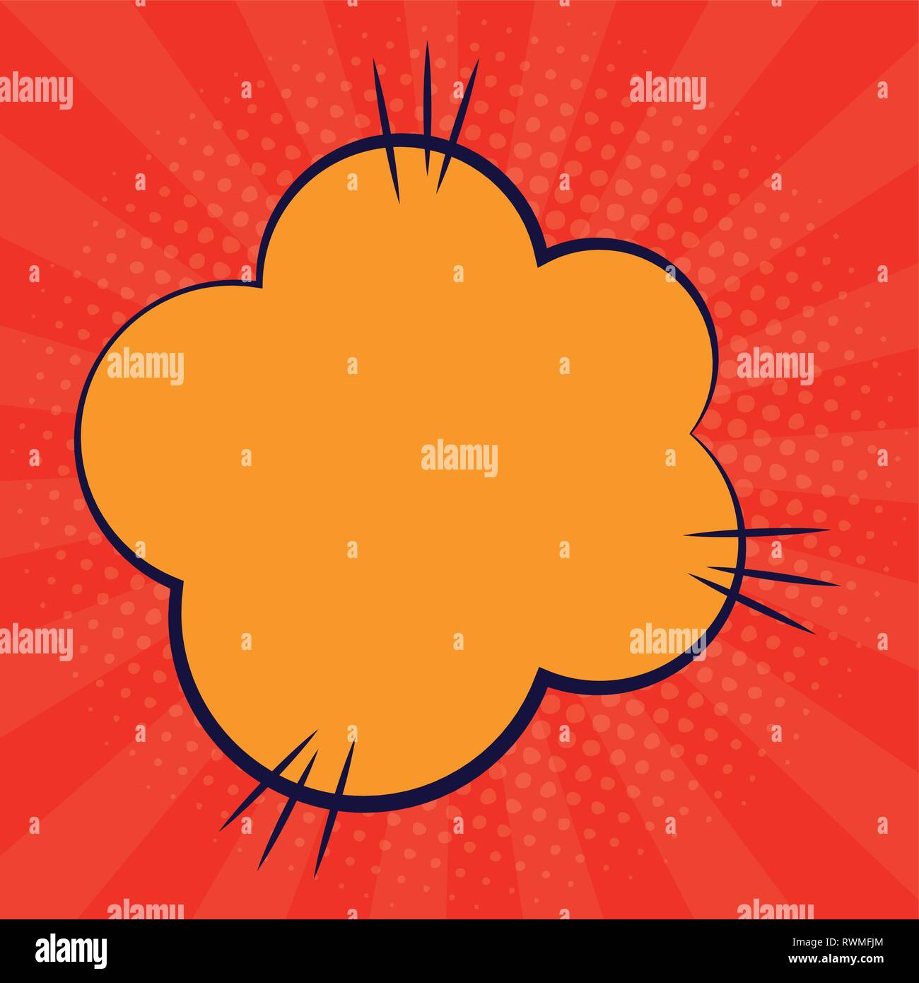 cloud expression pop art style vector illustration design Stock Vector ...