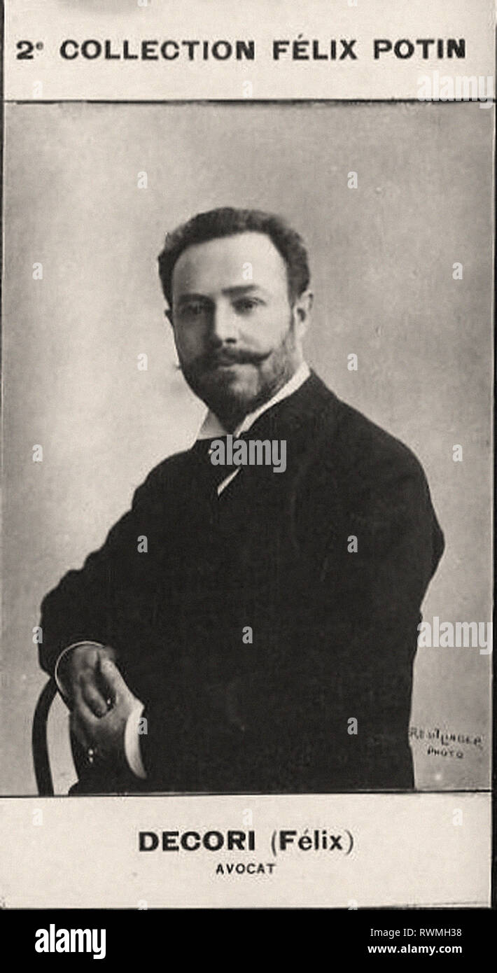 Photographic portrait of Decori, Félix (1) - From 2e COLLECTION FÉLIX ...