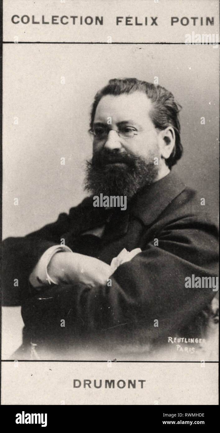 Photographic portrait of Drumont - From First COLLECTION FÉLIX POTIN ...
