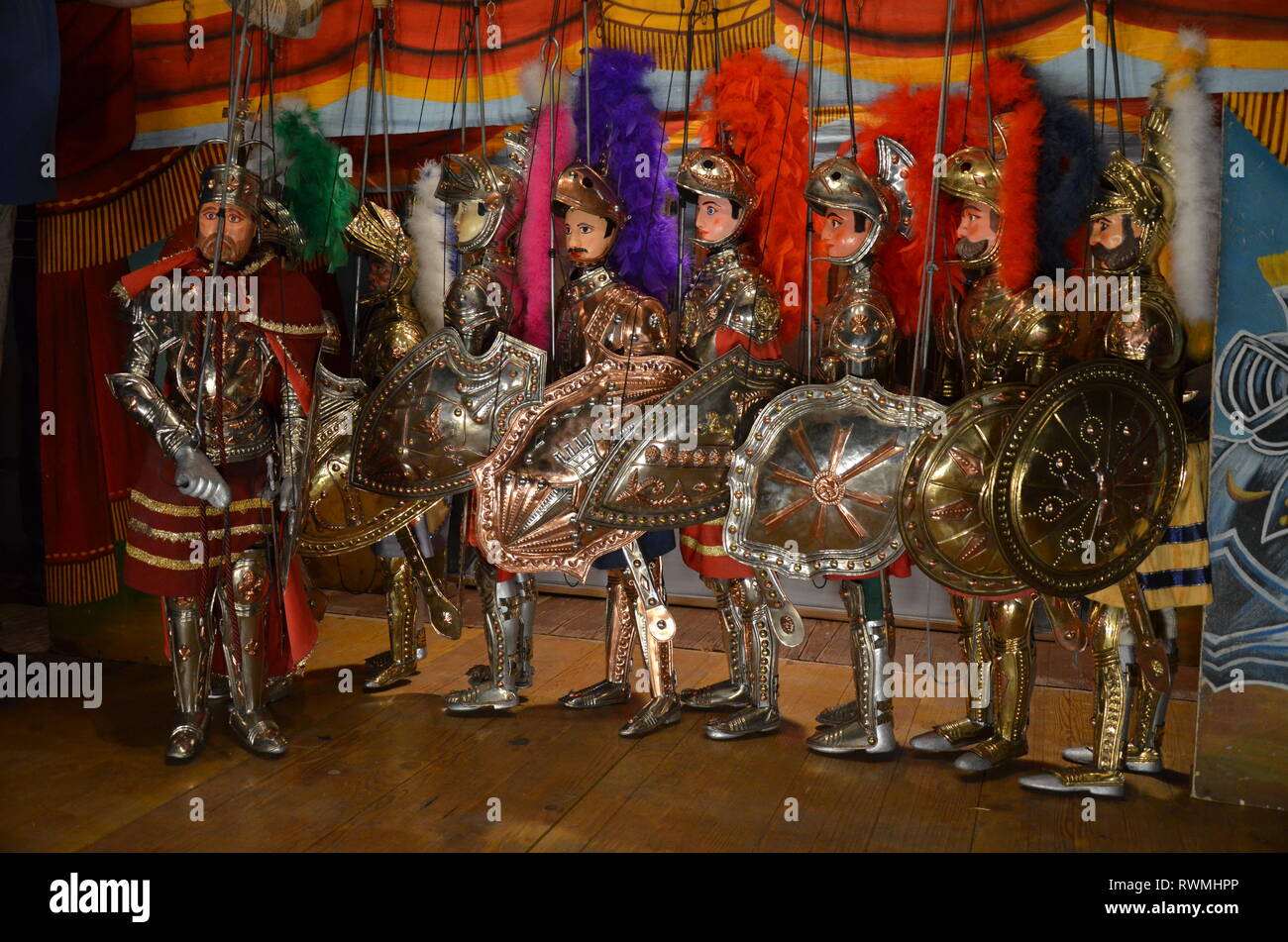 Original Pupo Siciliano (Sicilian puppets, Italy Stock Photo - Alamy