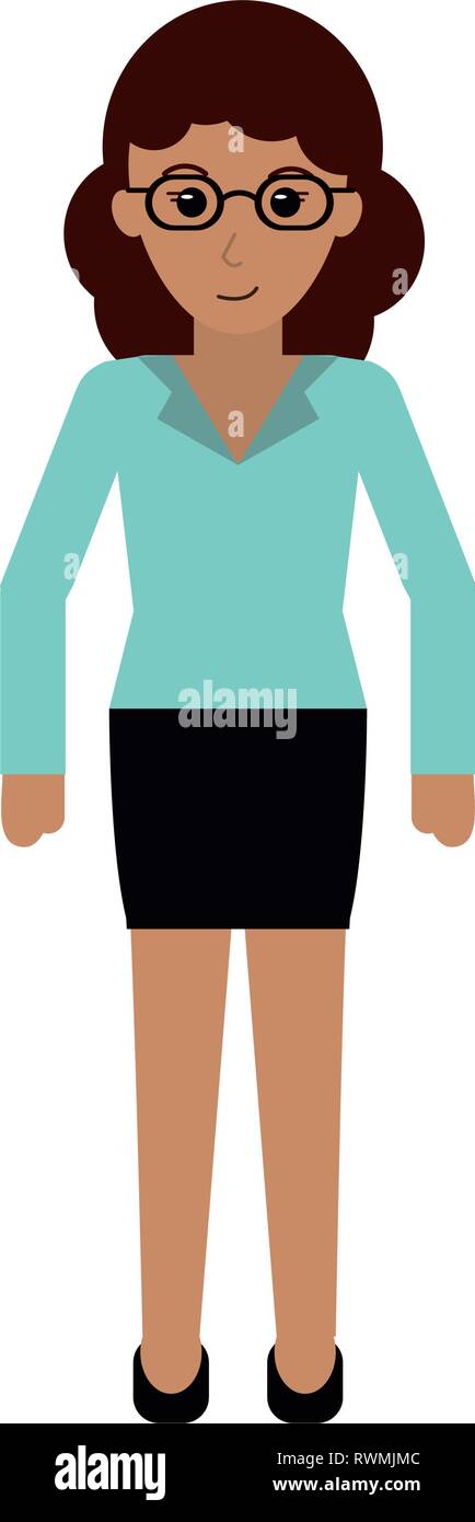 Executive businesswoman cartoon isolated vector illustration graphic ...