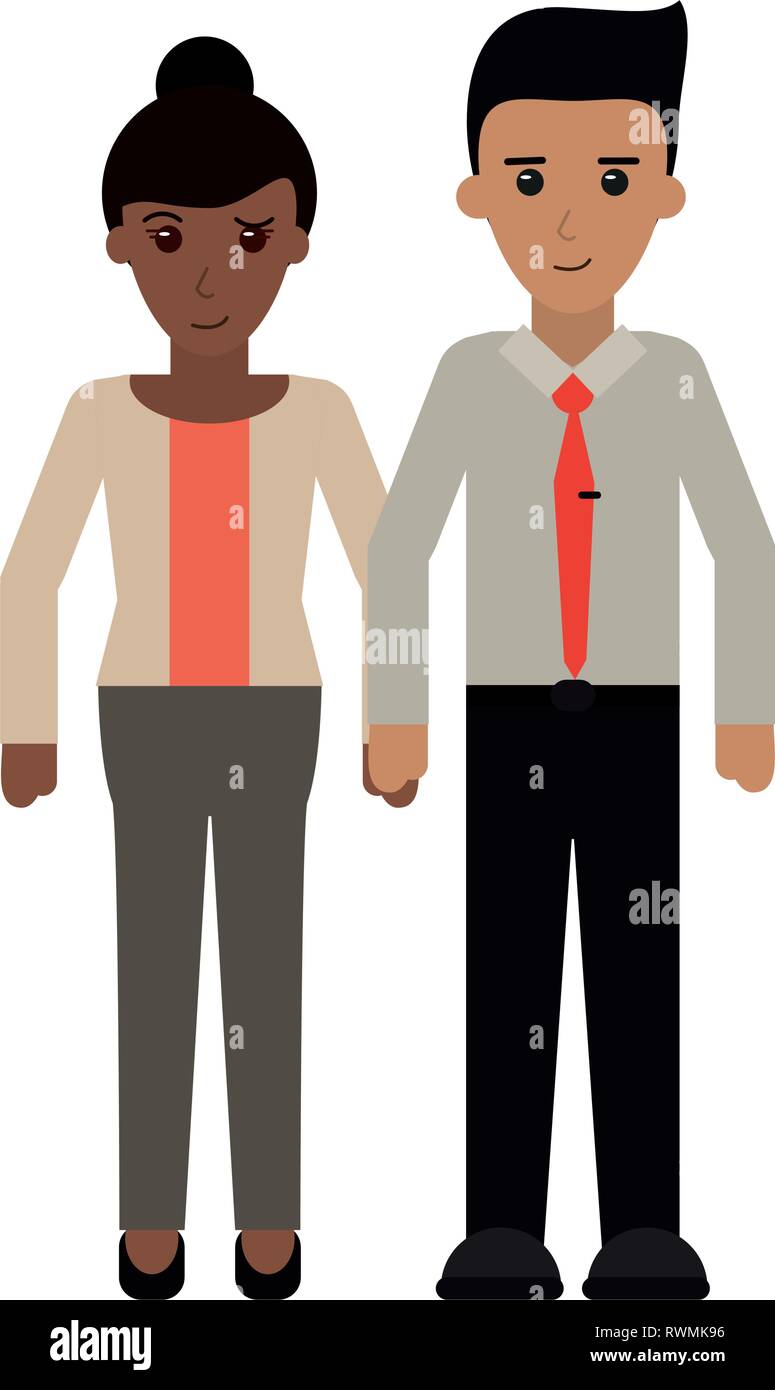 executive couple cartoon Stock Vector Image & Art - Alamy