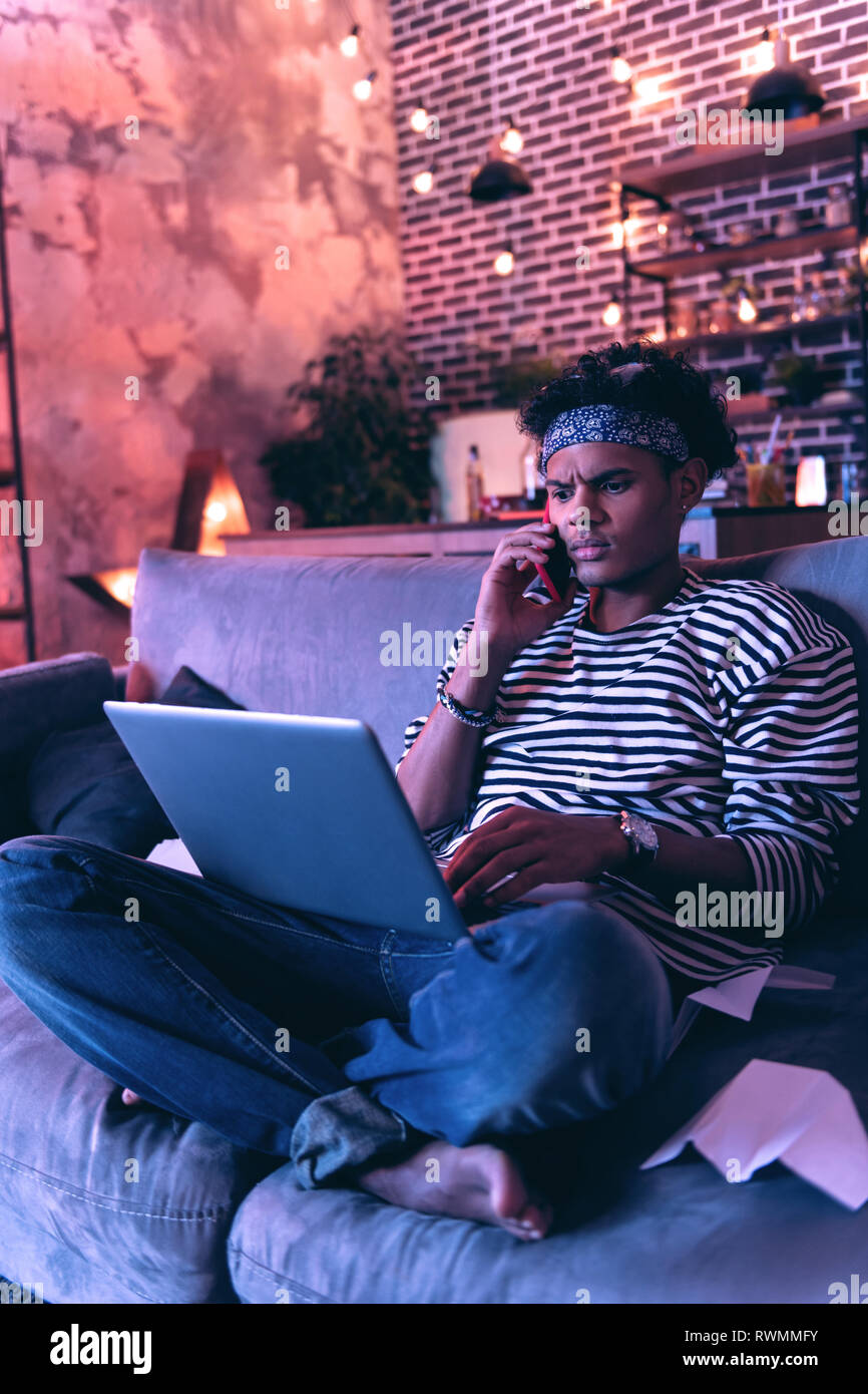 African boy barefoot hi-res stock photography and images - Alamy