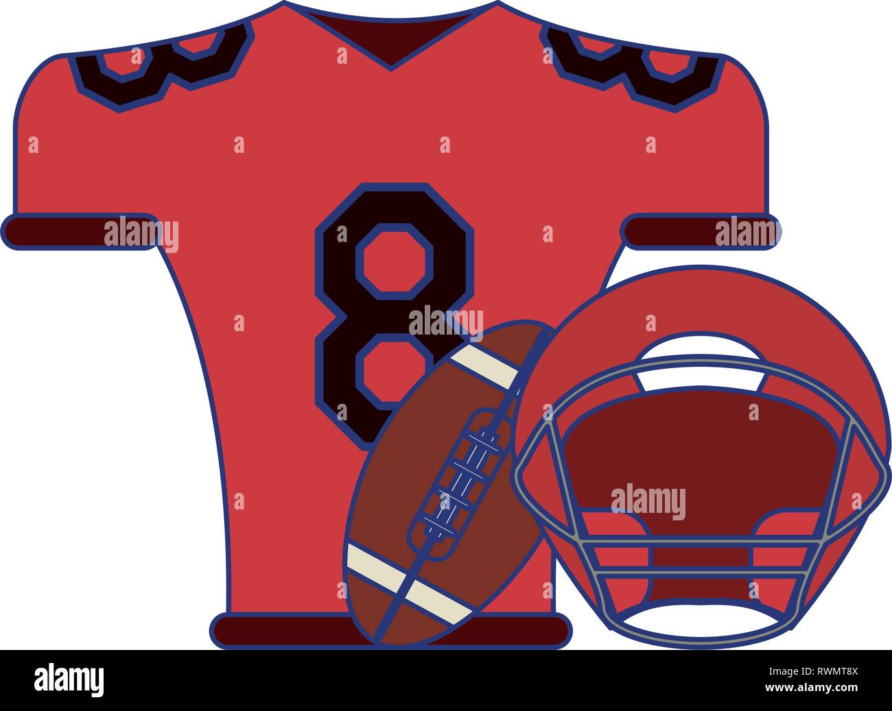 American football game blue lines Stock Vector Image & Art - Alamy