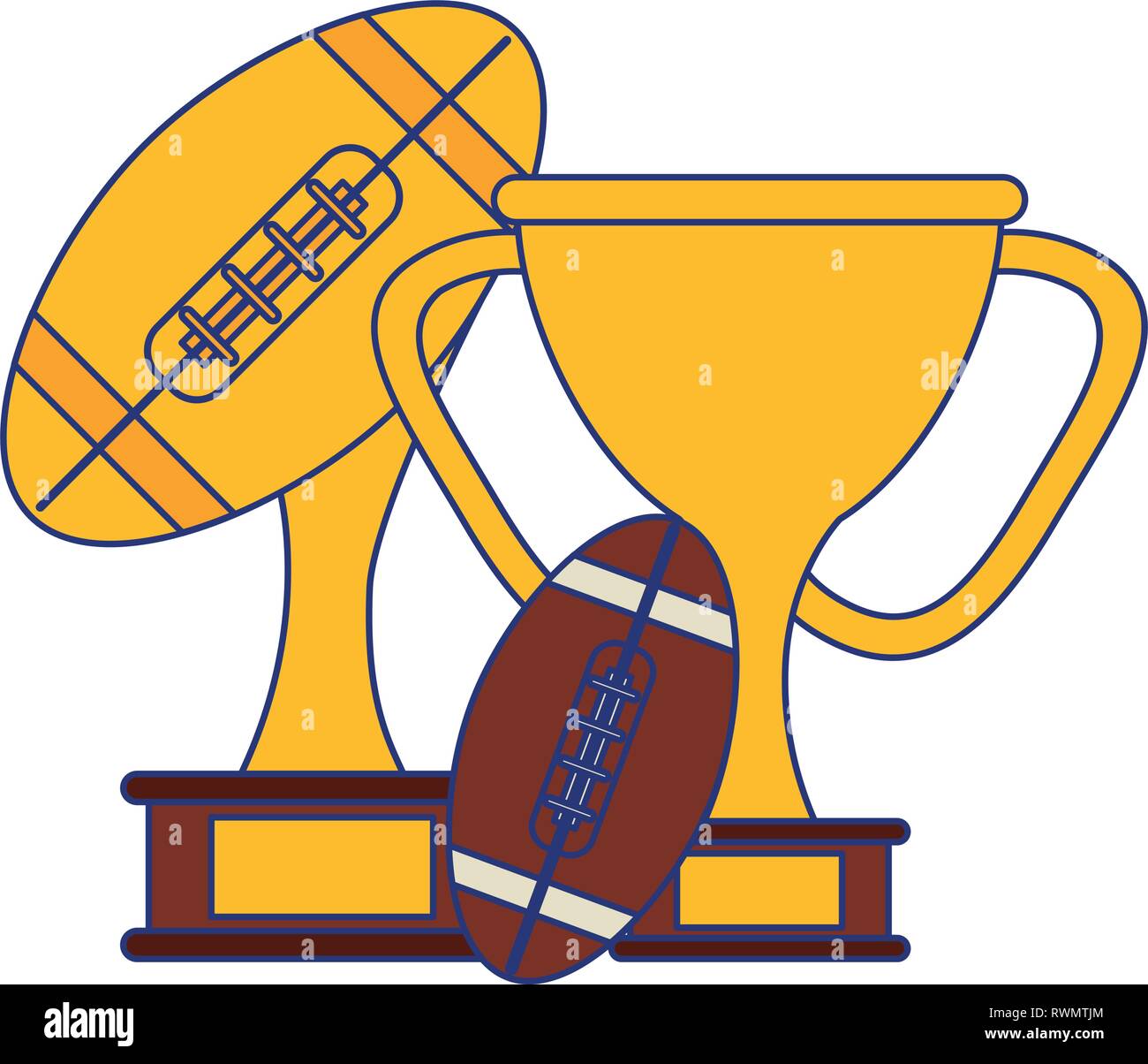 American football game blue lines Stock Vector Image & Art - Alamy
