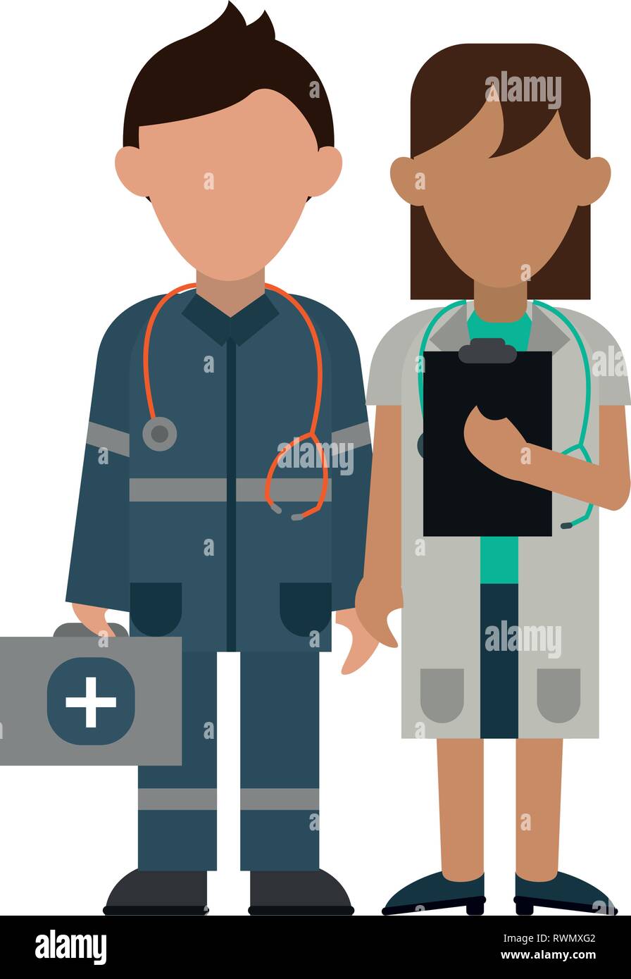 Medical teamwork avatar Stock Vector Image & Art - Alamy