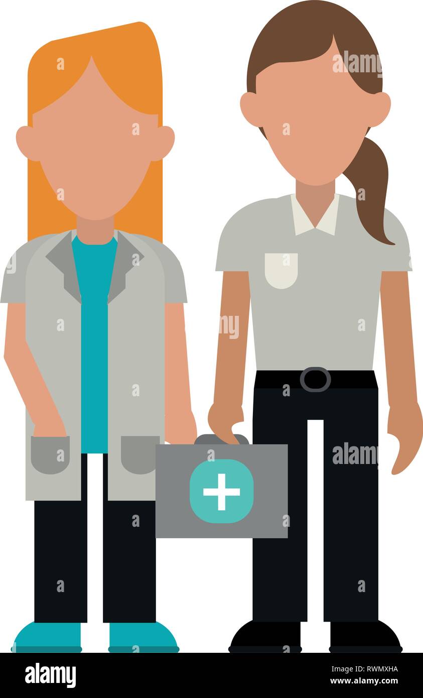 Medical teamwork avatar Stock Vector Image & Art - Alamy