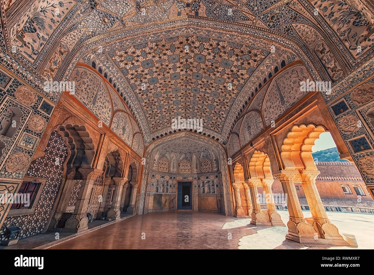 Amber amber fort palace hi-res stock photography and images - Alamy