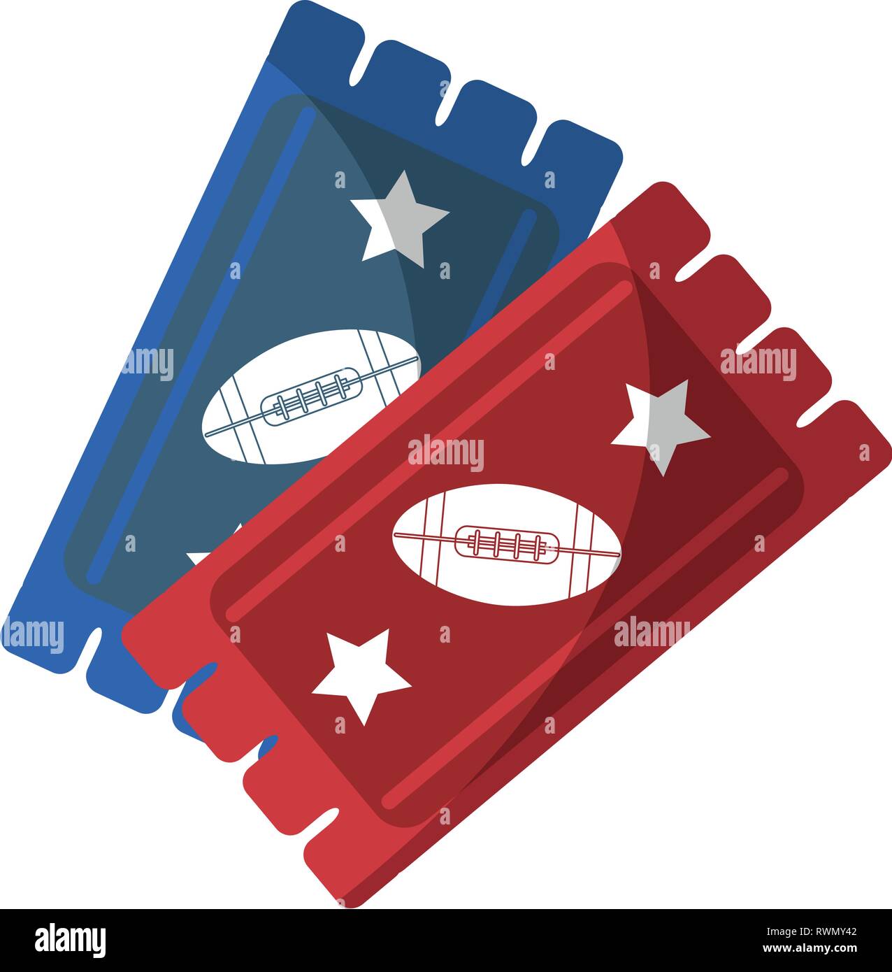 Tickets to football game Stock Vector Images - Alamy