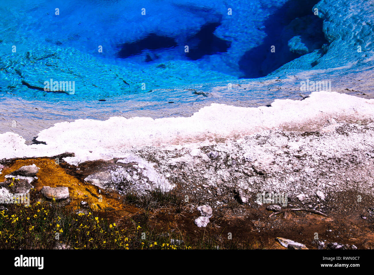 Hot spring colorful rocks hi-res stock photography and images - Alamy