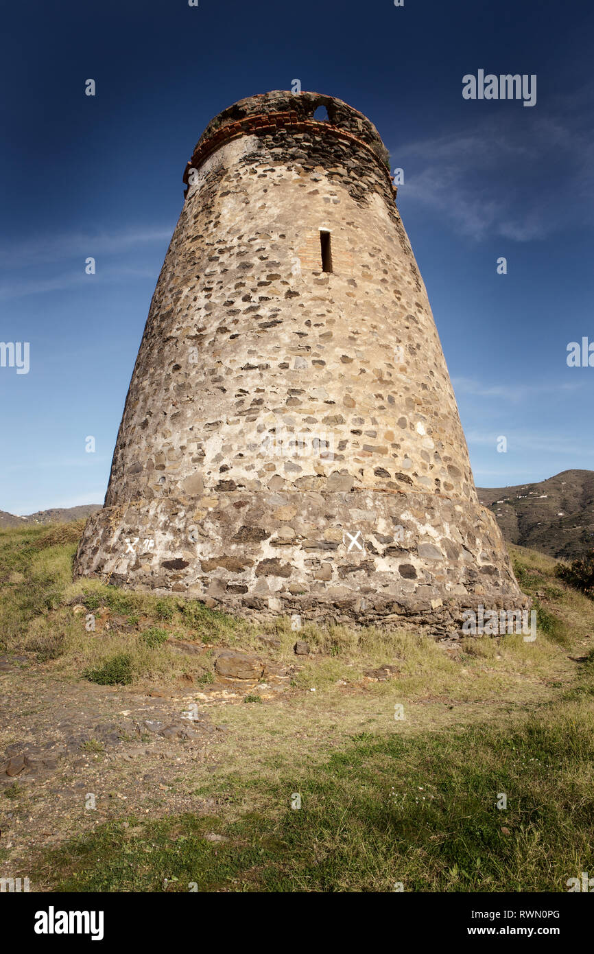 torre del diablo almunecar watchtower built as a reinforcement of the ...