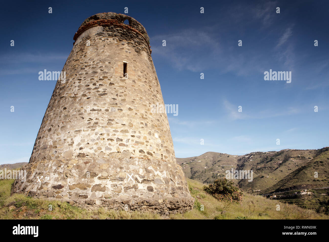 torre del diablo almunecar watchtower built as a reinforcement of the ...