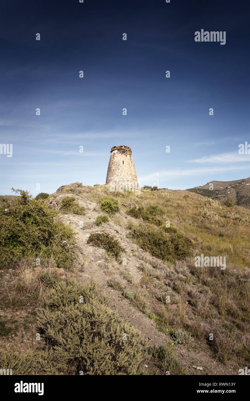 torre del diablo almunecar watchtower built as a reinforcement of the ...