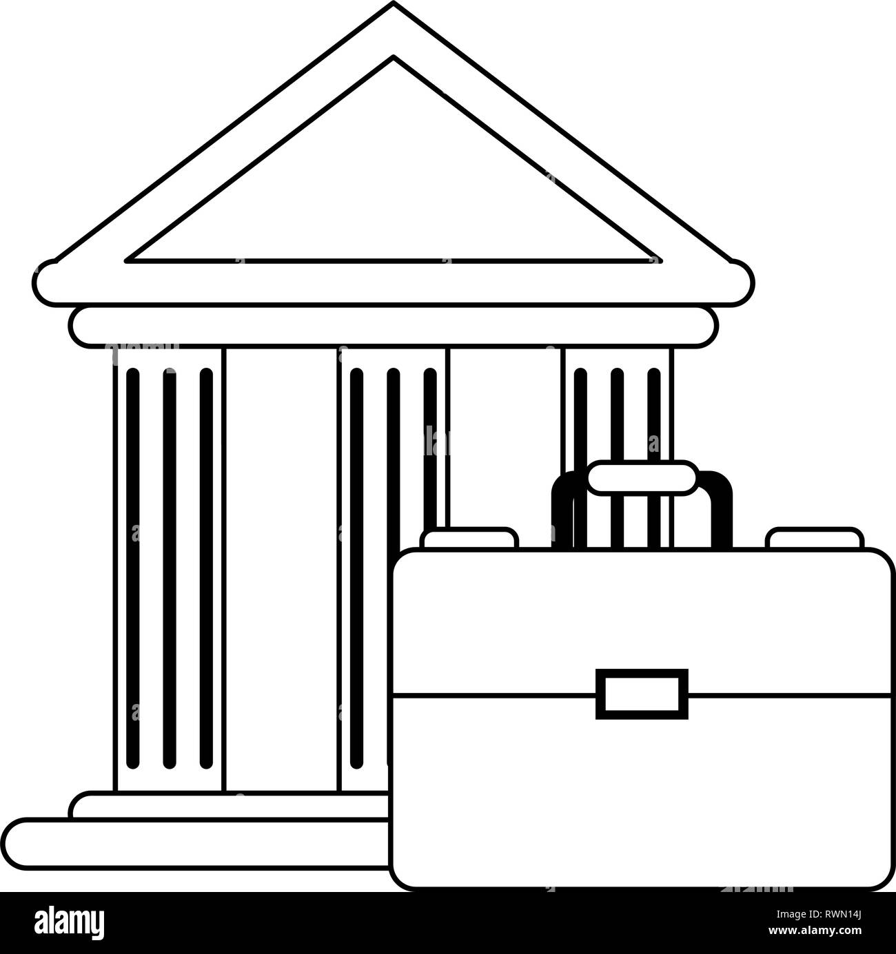 Antique briefcase Stock Vector Images - Alamy