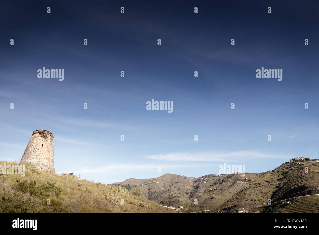 torre del diablo almunecar watchtower built as a reinforcement of the ...