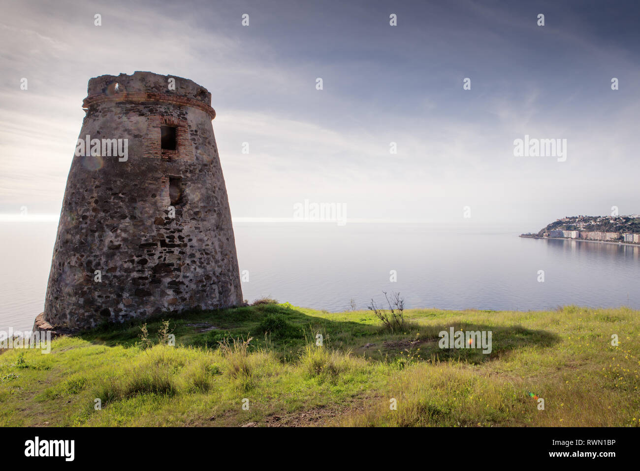 torre del diablo almunecar watchtower built as a reinforcement of the ...