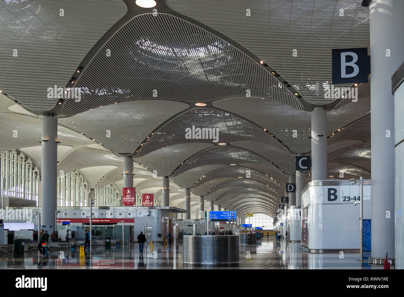 New Istanbul International Airport Terminal, Istanbul third airport ...