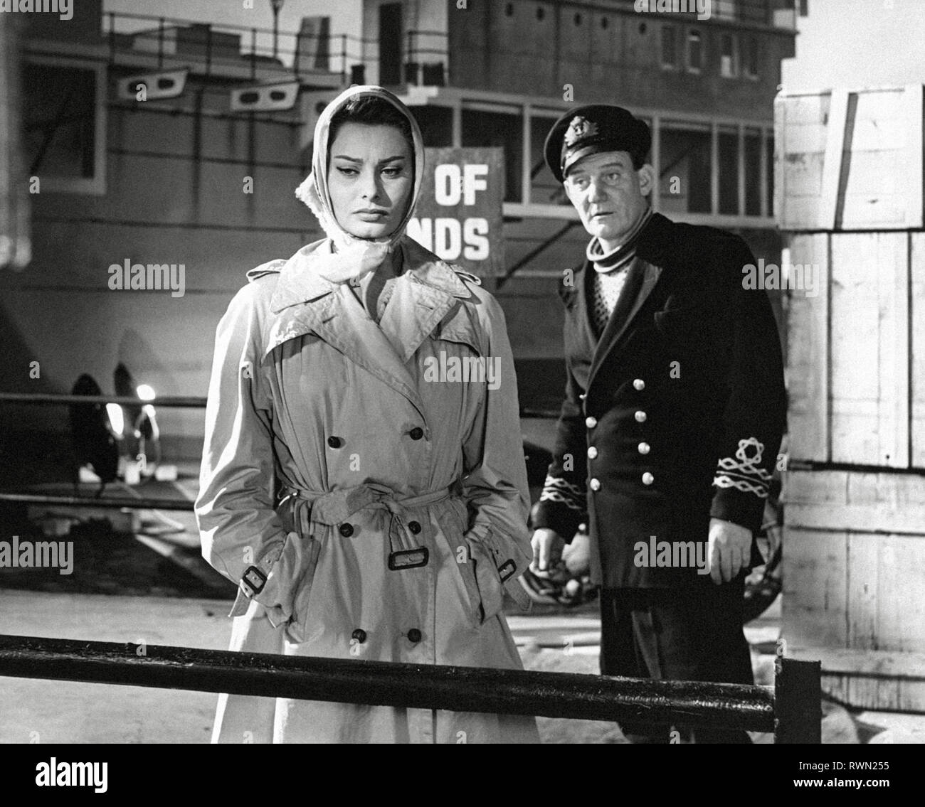 Sophia Loren, Trevor Howard, "The Key" (1958) Columbia Pictures File ...