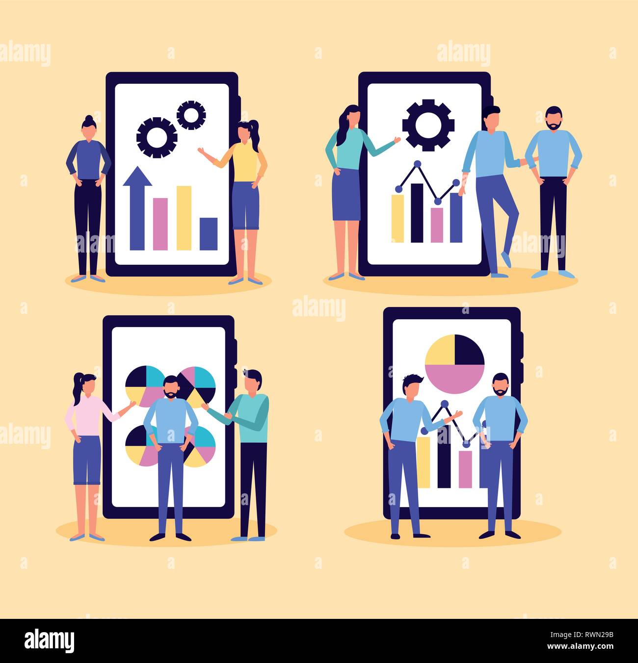 people business work Stock Vector Image & Art - Alamy
