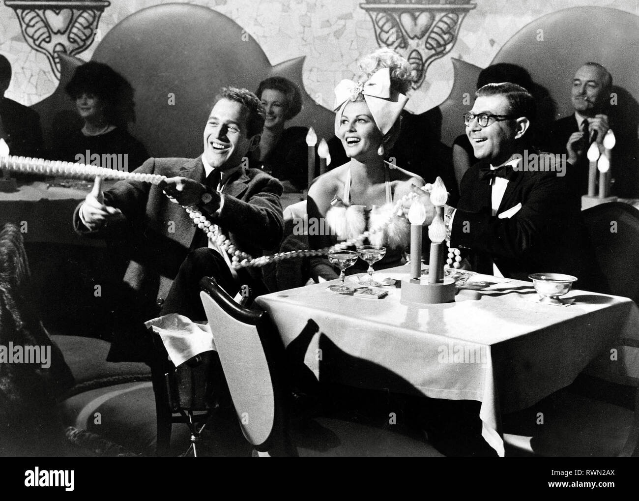 Paul Newman, Pat Olson, Marvin Kaplan "A New Kind Of Love" (1963 ...