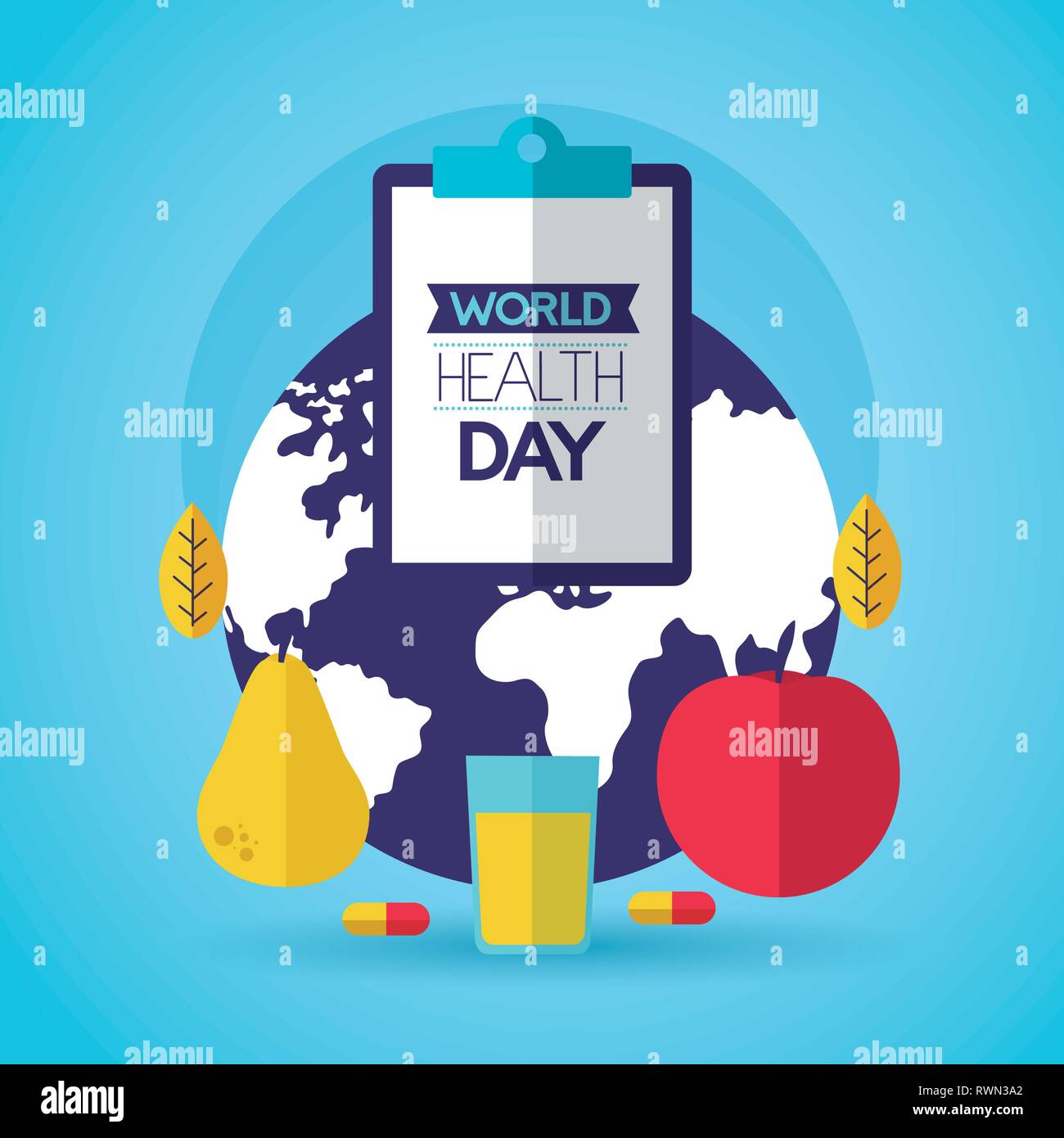 world health day Stock Vector Image & Art - Alamy