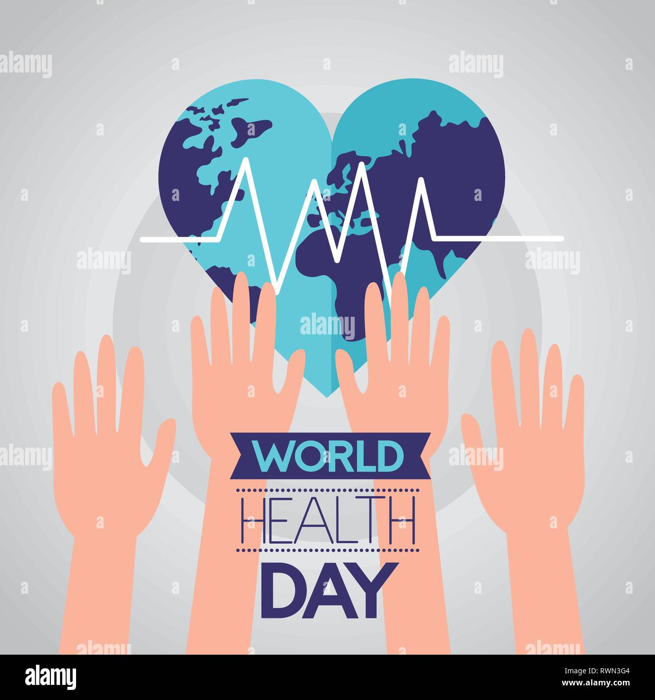 world health day Stock Vector Image & Art - Alamy