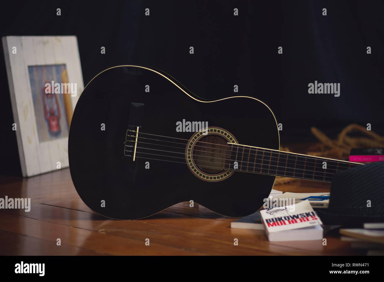 various food dishes, pizza, sphirra, snacks and various Stock Photo - Alamy