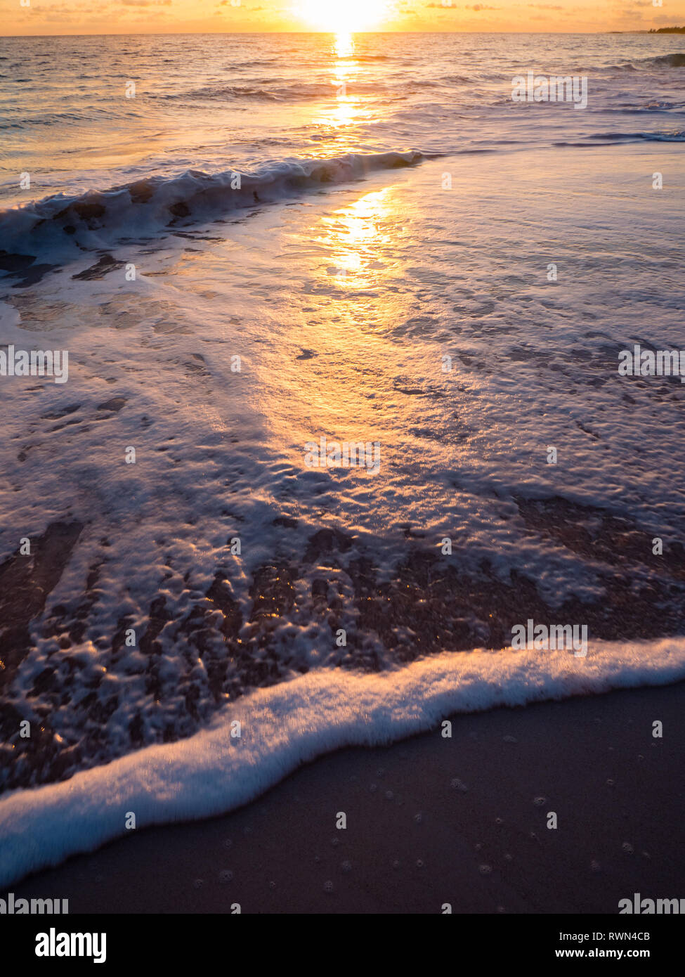 Landscape Photograph of Beautiful Sunset, Tropical Beach, Eleuthera ...