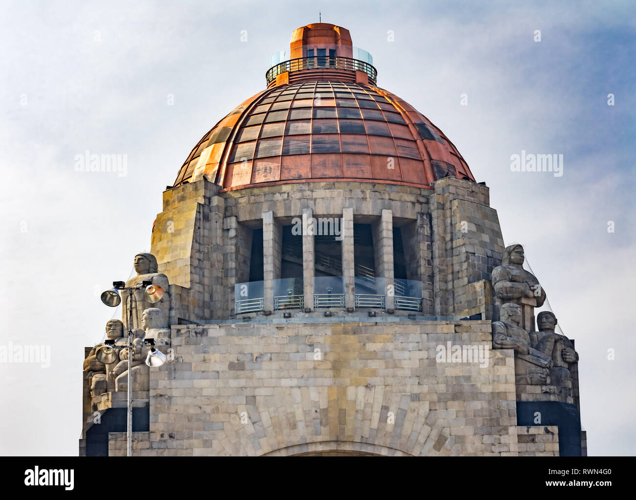 1910 Revolution Monument Mexico City Mexico. Built in 1932 with the ...