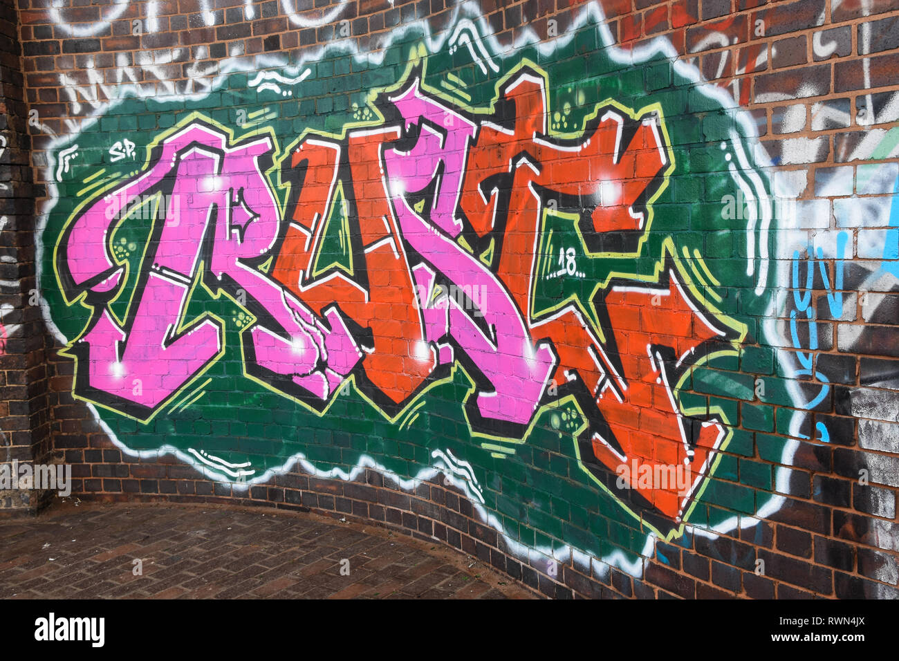 English graffiti hi-res stock photography and images - Alamy