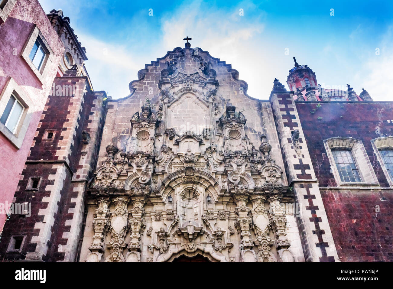 San Francisco Church Monastery Complex Madero Street Mexico City Mexico ...