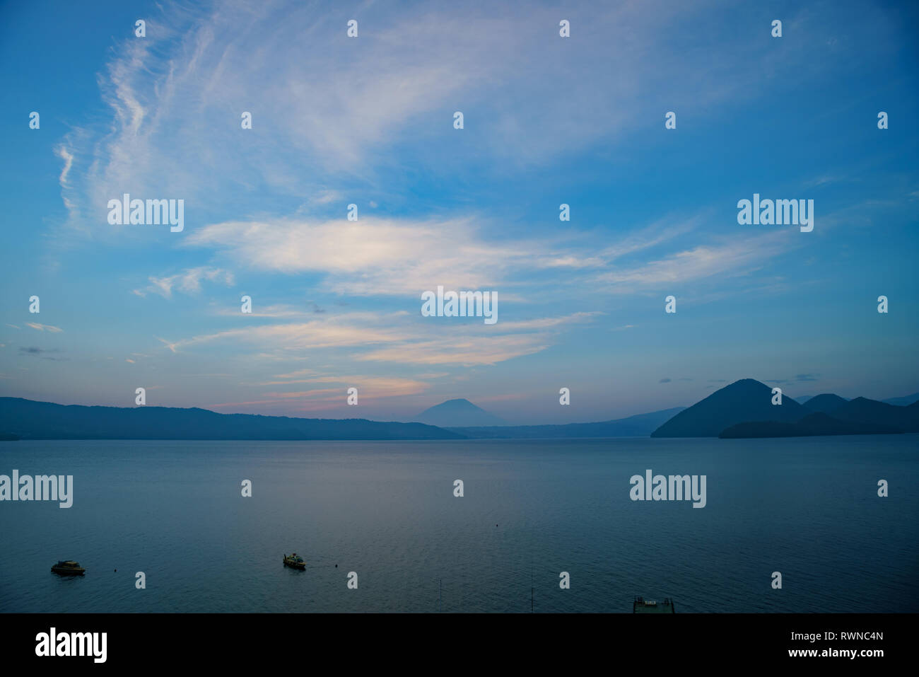 Volcanic lake hokkaido hi-res stock photography and images - Alamy
